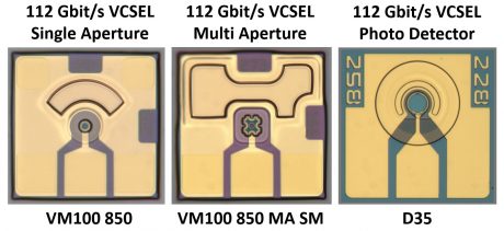 Optoelectronic components: VCSELs and PDs - Vertically Integrated Systems
