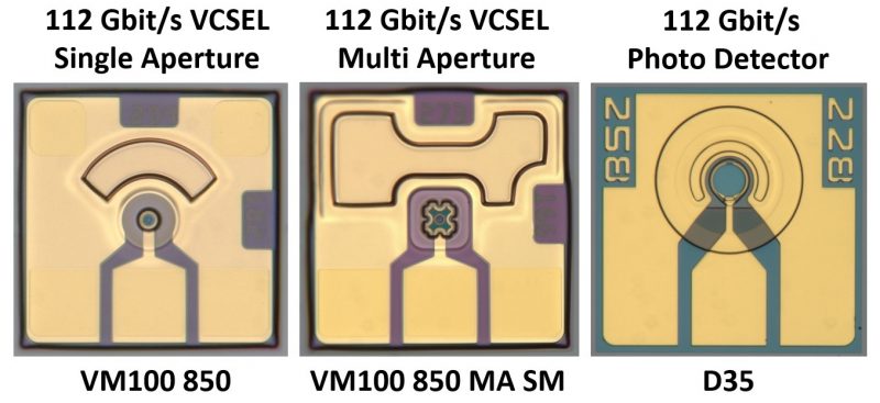 Optoelectronic components: VCSELs and PDs - Vertically Integrated Systems