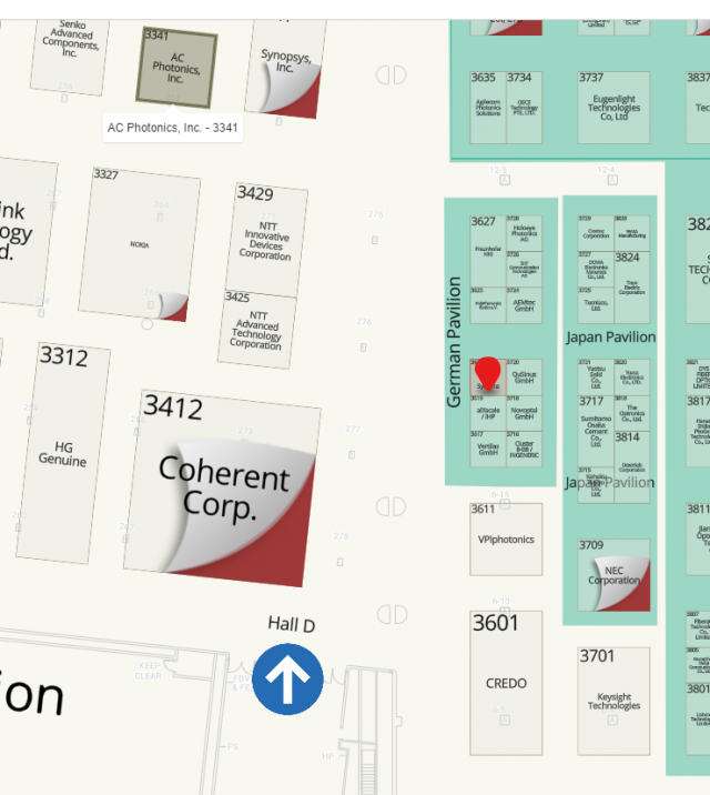 VI Systems booth at OFC 2024 #3621 in the German Pavilion (Hall D ...